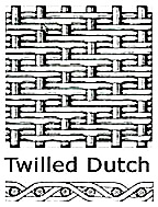 dutch weave wire mesh